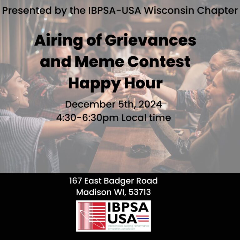 Airing of Grievances and Meme Contest Happy Hour - IBPSA-USA